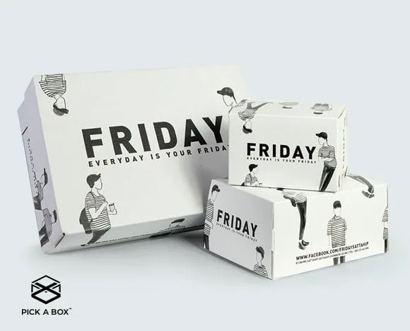 ตัวอย่างลูกค้าของเรา - PICK A BOX รับผลิตกล่อง